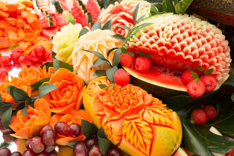 Mukimono El Arte Japonés De Tallar Frutas Y Vegetales Cultura Asiática